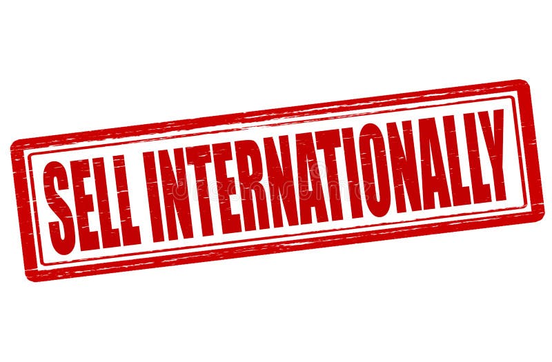 Sell Internationally stock illustration. Illustration of rectangular ...
