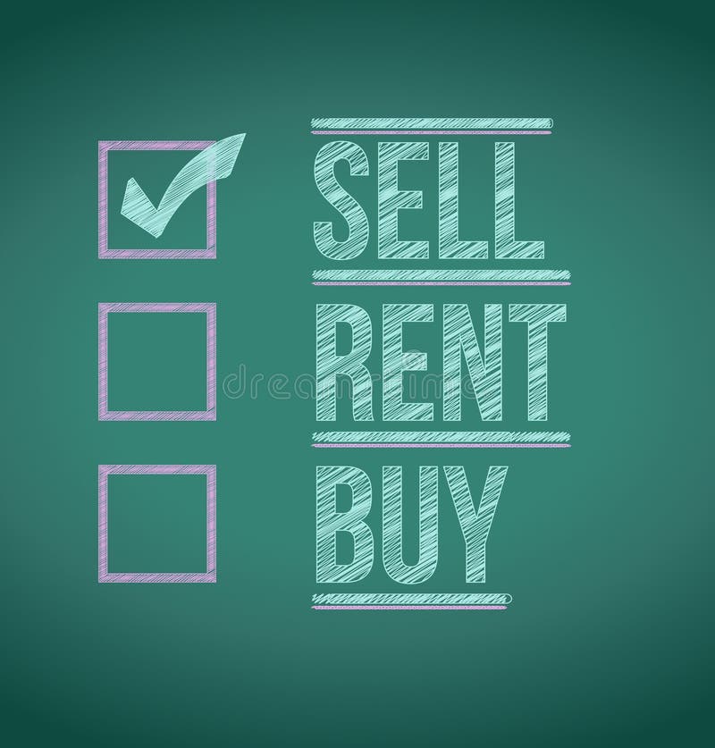 Sell over other options stock illustration. Illustration of investment ...