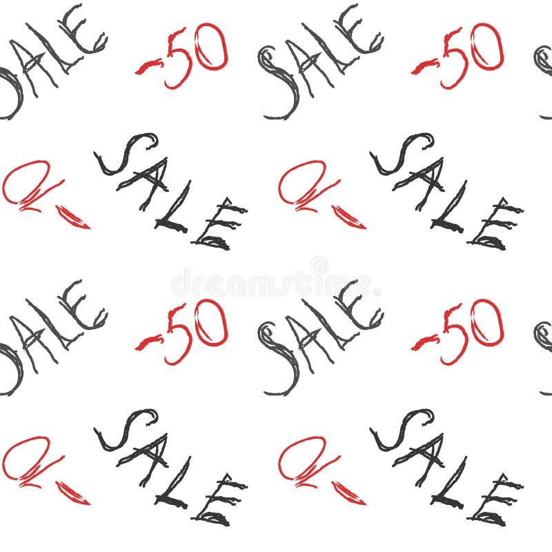 Sell pattern seamless stock vector. Illustration of concept - 74022888