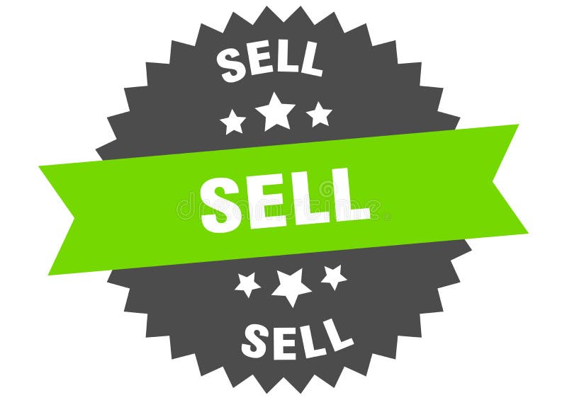 Sell Sign. Sell Circular Band Label. Sell Sticker Stock Vector ...
