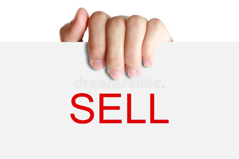 Sell stock photo. Image of high, isolated, sell, future - 36106200