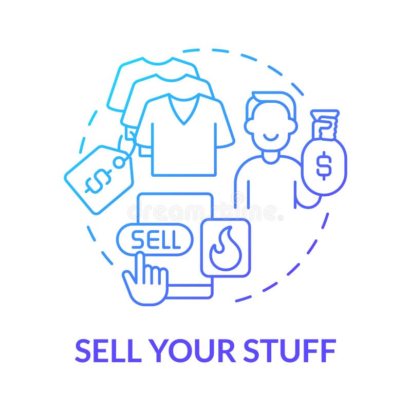 Blue Gradient Concept Icon Money Stock Illustrations – 2,696 Blue ...