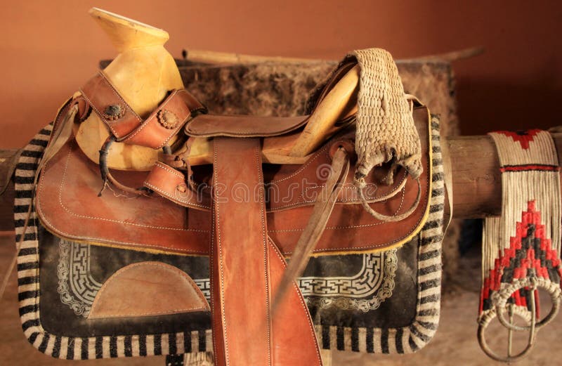 Sella Messicana Del Cavallo Fotografia Stock - Immagine di etnia ...
