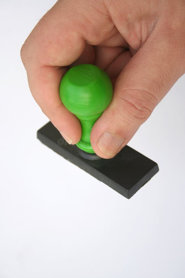 Sellado foto de archivo. Imagen de rectangular, verde - 1856476