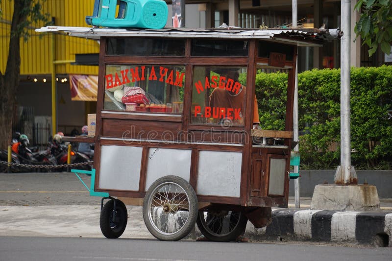 The Seller of Fried Rice with Chart Editorial Photo - Image of lunch ...