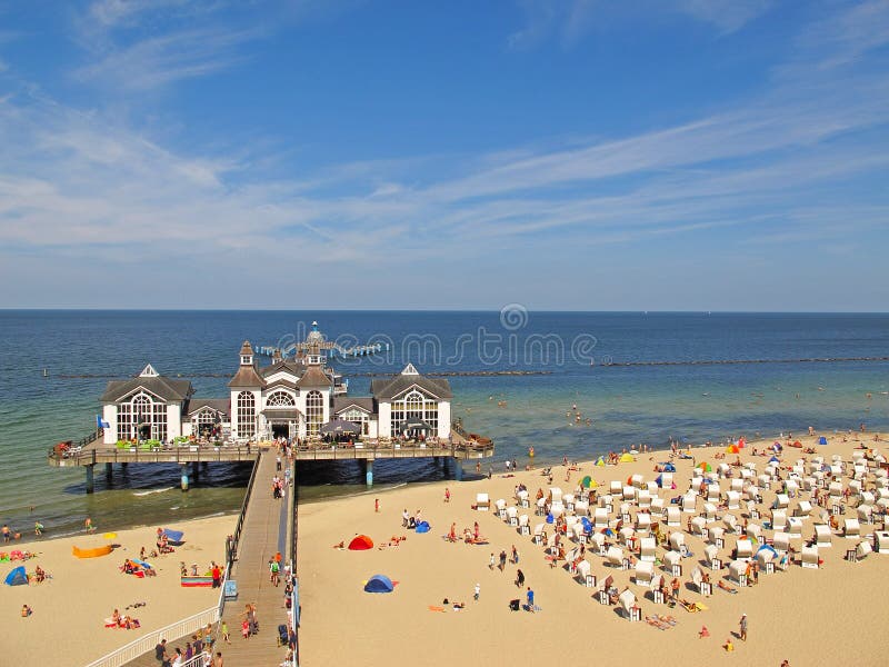 Sellin, Ostsee redaktionelles stockbild. Bild von ferien - 34864589