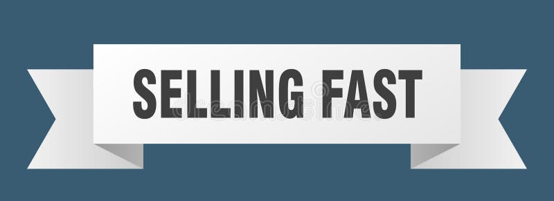 Selling Fast Stamp. Selling Fast Round Ribbon Sticker. Tag Stock Vector ...
