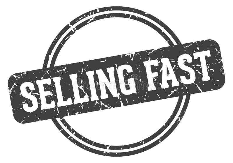 Selling fast stamp stock vector. Illustration of isolated - 365330073