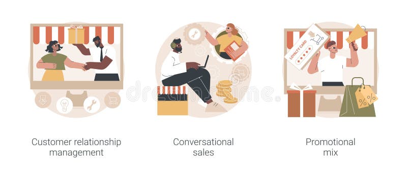 Selling Strategy Abstract Concept Vector Illustrations. Stock Vector ...