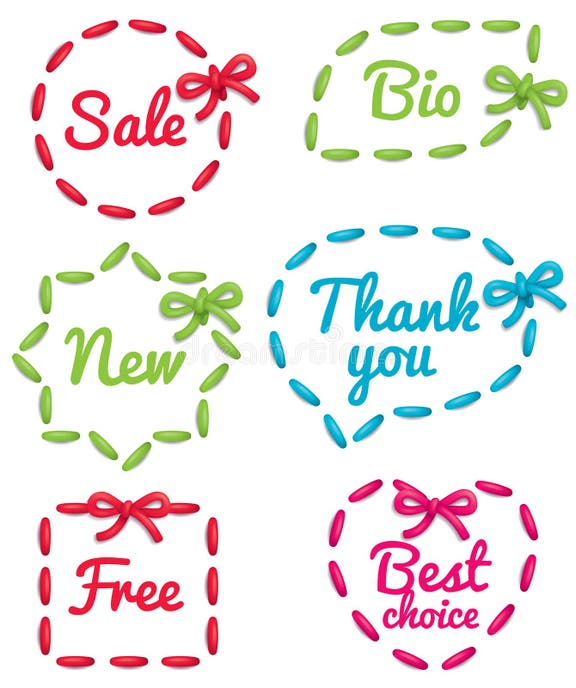 Selling tag set stock vector. Illustration of design - 19910732