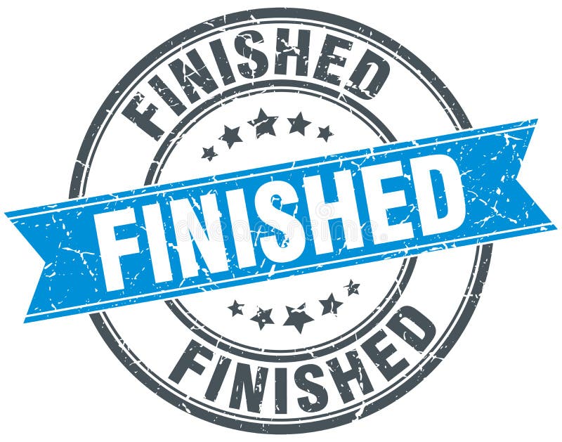 Signo De Banda Terminado. Conjunto De Sellos De Grunge Terminados ...