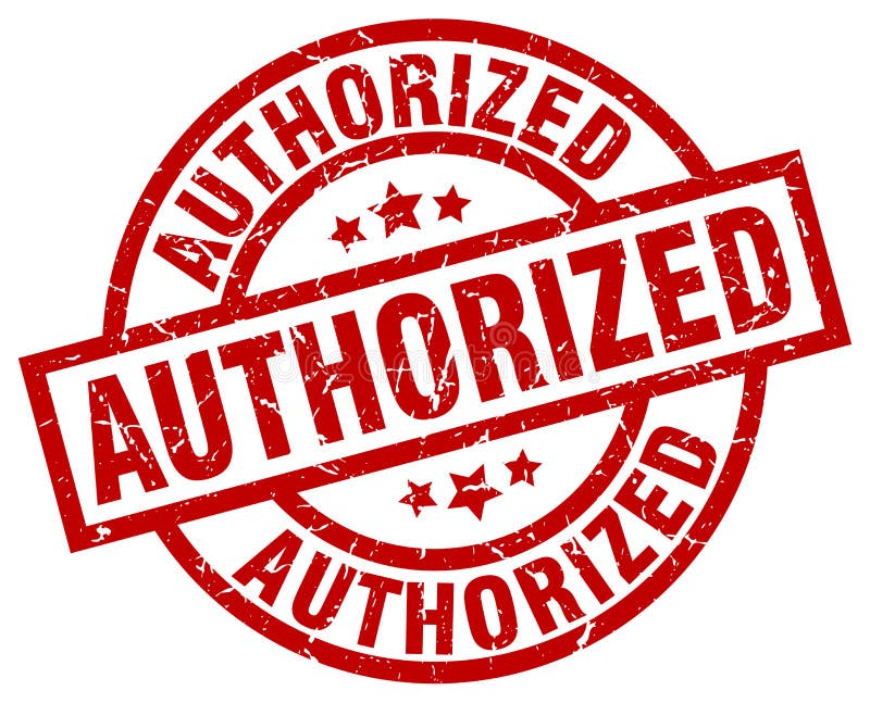 Autorizado ilustración del vector. Ilustración de cinta - 120121590