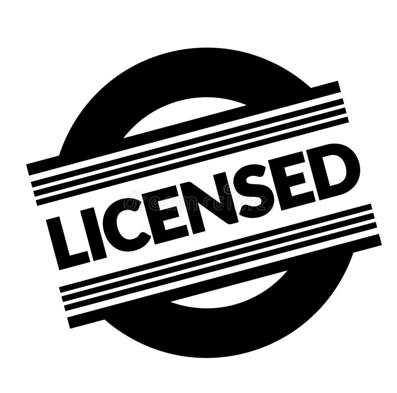 Sello autorizado en blanco ilustración del vector. Ilustración de ...