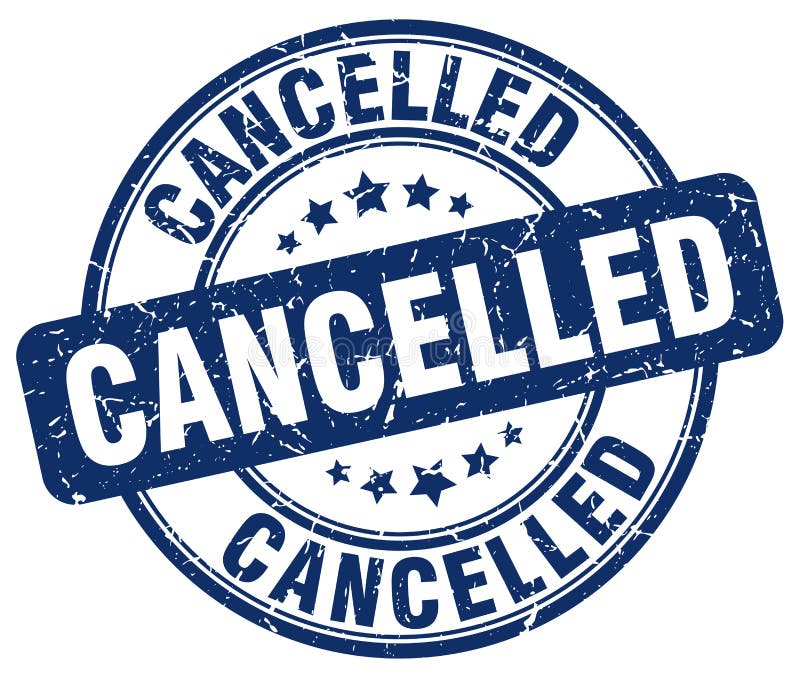 Icono De Huella Digital Azul Cancelado Aislado En Fondo Blanco. Acceso ...