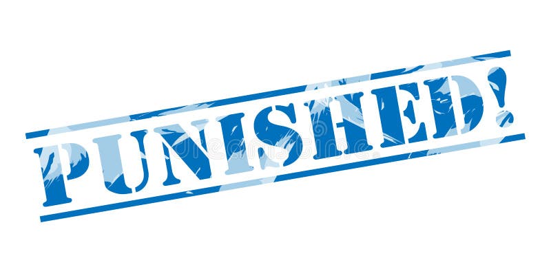 Sello azul castigado stock de ilustración. Ilustración de azul - 98290994