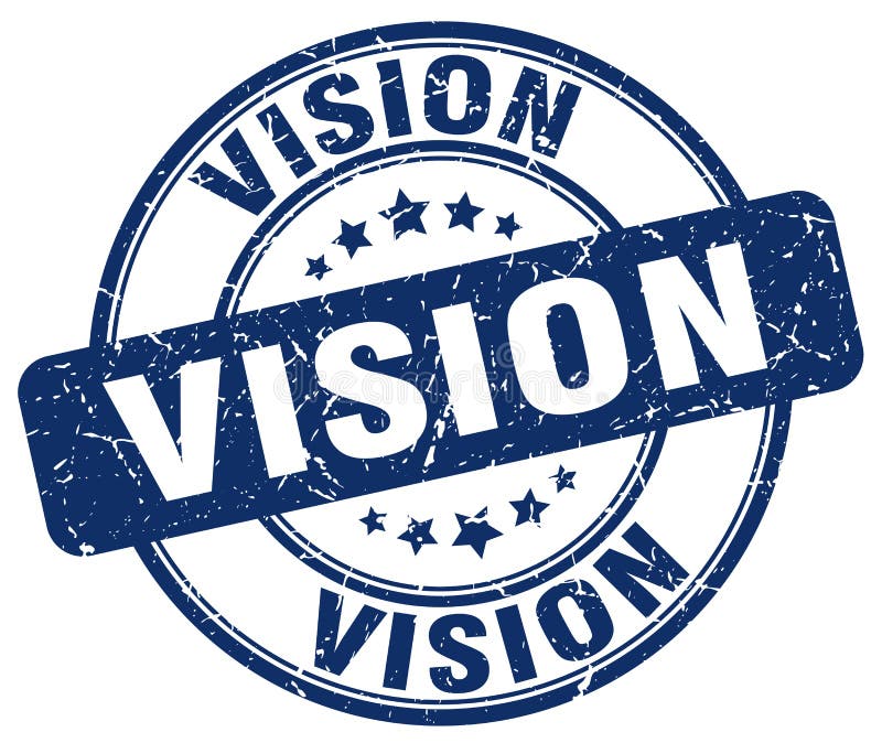 Concepto Azul Del Modelo Del Fondo De Vision Stock de ilustración ...