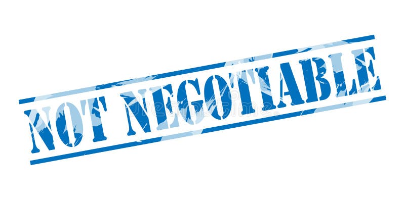 Sello De Goma No Negociable Ilustración del Vector - Ilustración de ...