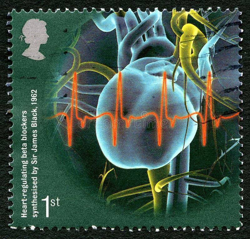 Sello BRITÁNICO De Beta Blockers Fotografía editorial - Imagen de papel ...