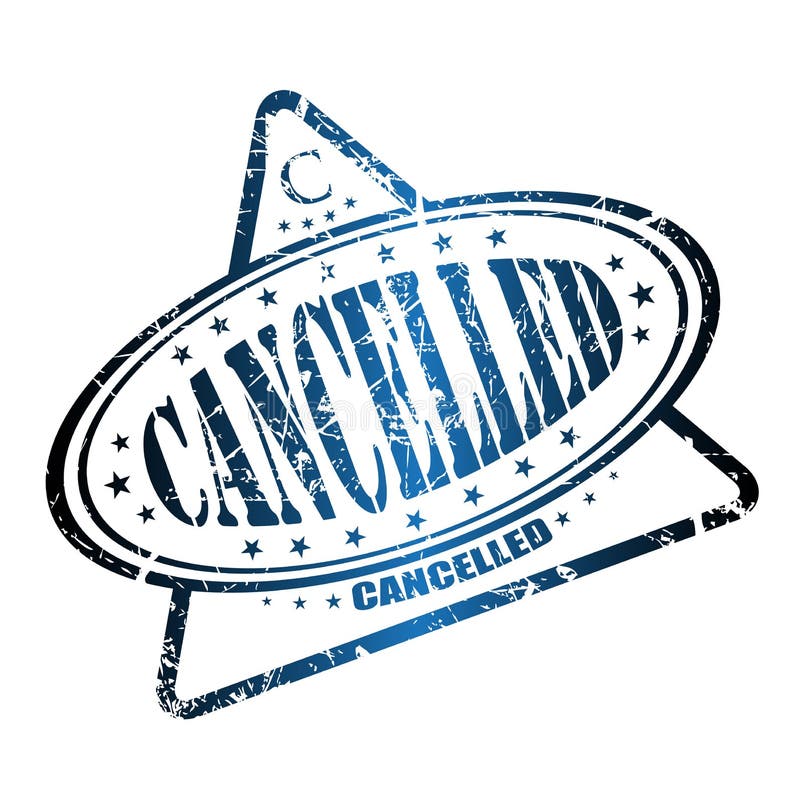 Sello cancelado ilustración del vector. Ilustración de insignias - 7473503