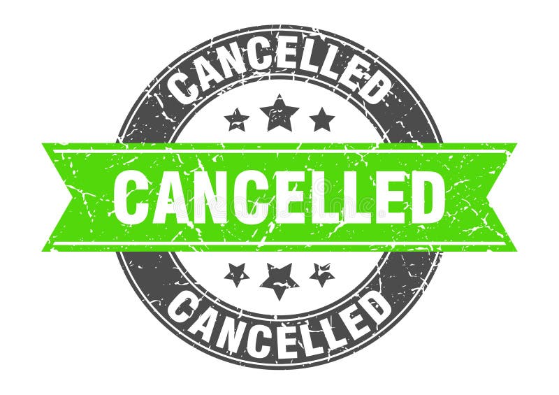 Sello cancelado ilustración del vector. Ilustración de vector - 162727066