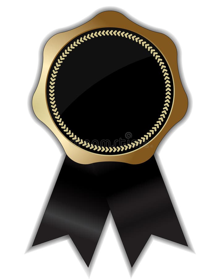 Sello Certificado Oro Imagen de archivo - Imagen: 17704561