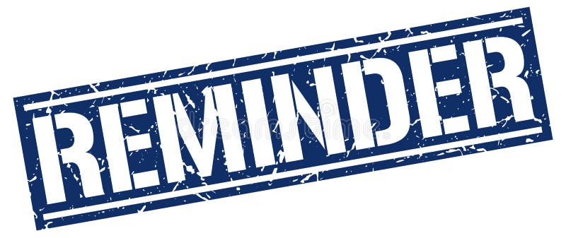 Pegatina Cuadrada De Recordatorio. Signo De Recordatorio. Banner De ...