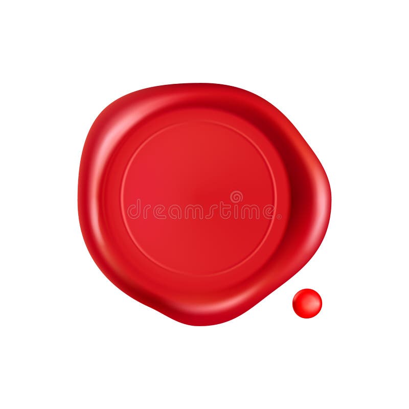 Sello De Cera Sello De Cera De Sello Rojo Con Gotas Aisladas En Fondo ... Sello De Cera Sello De Cera De Sello Rojo Con Gotas Aisladas En Fondo ...