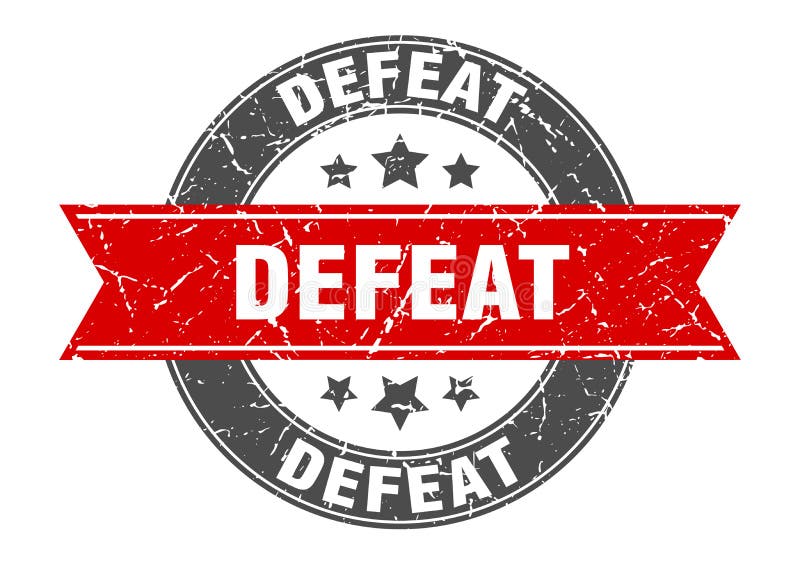 Sello de derrota ilustración del vector. Ilustración de modelo - 199393719