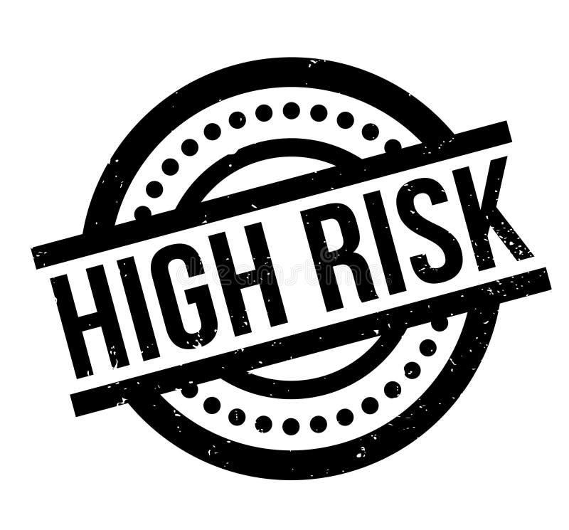Sello Tipográfico De Alto Riesgo Ilustración del Vector - Ilustración ...