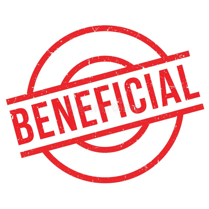 Sello Beneficioso. Signo Aislado De Redondeo Beneficioso. Ilustración ...