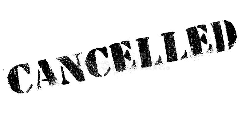 Sello de goma cancelado stock de ilustración. Ilustración de oficina ...