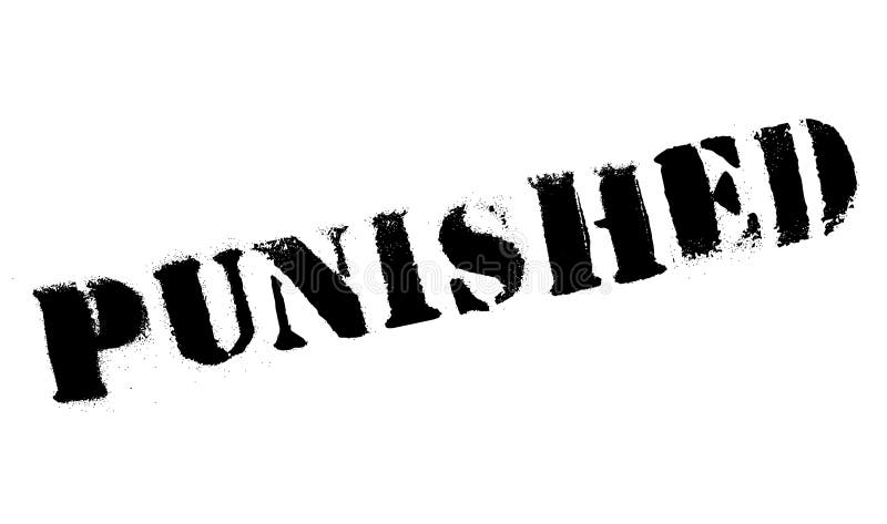 Sello de goma castigado stock de ilustración. Ilustración de castigado ...