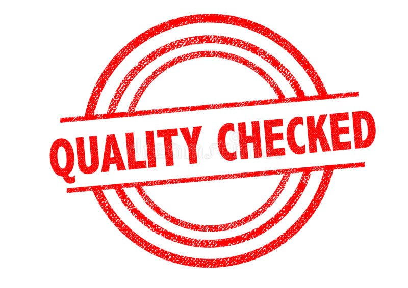 Sello de goma COMPROBADO ilustración del vector. Ilustración de ...