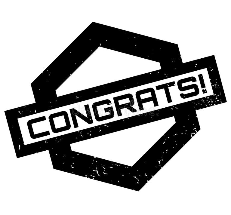 Sello de goma de Congrats ilustración del vector. Ilustración de rojo ...