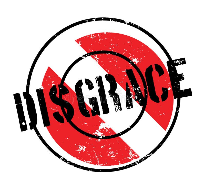 Sello De Goma De La Deshonra Ilustración del Vector - Ilustración de ...