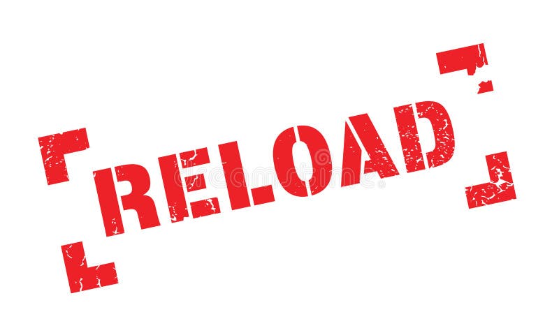 Sello De Goma De La Recarga Ilustración del Vector - Ilustración de ...