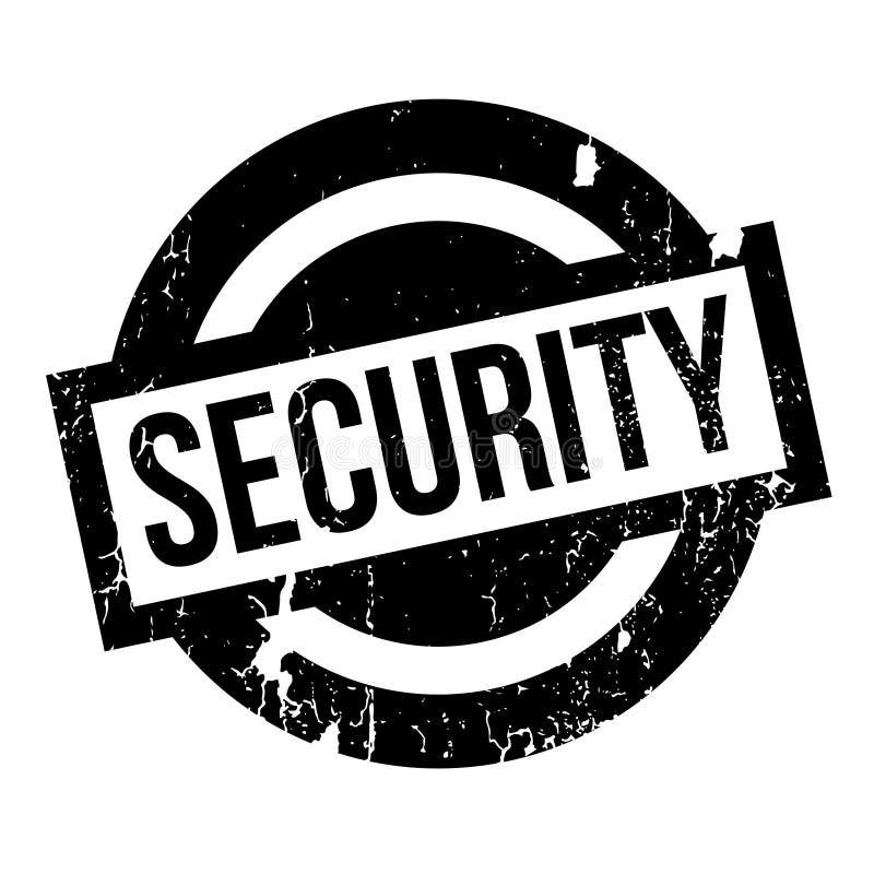 Sello De Goma De La Violación De La Seguridad Ilustración del Vector ...