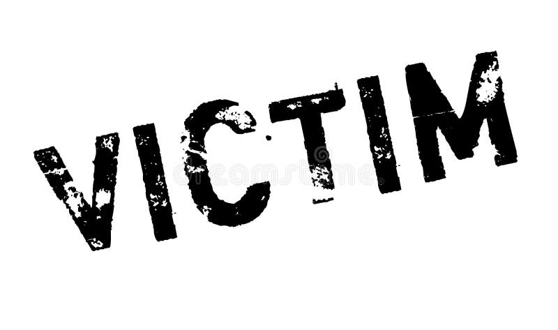 Sello De Goma De La Víctima Stock de ilustración - Ilustración de ...