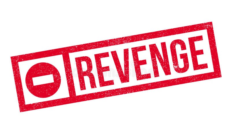Sello De Goma De La Venganza Stock de ilustración - Ilustración de ...