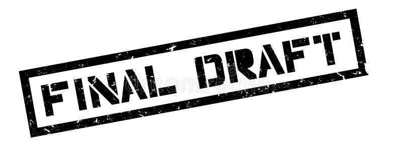Sello De Goma De La Versión Final Stock de ilustración - Ilustración de ...