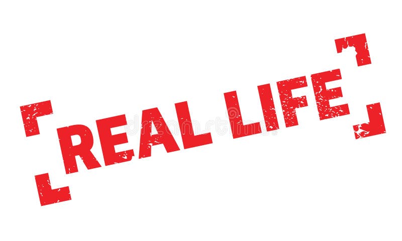 Sello De Goma De La Vida Real Ilustración del Vector - Ilustración de ...