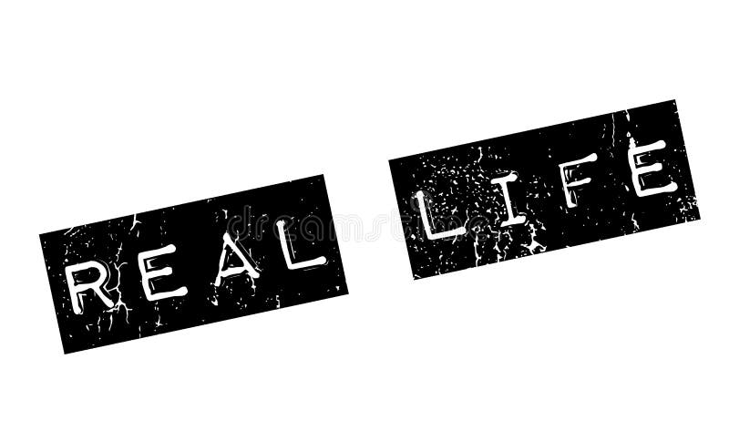 Sello De Goma De La Vida Real Ilustración del Vector - Ilustración de ...