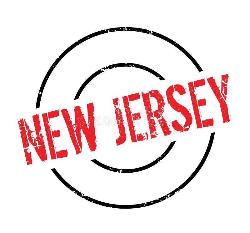 Sello De Goma De New Jersey Ilustración del Vector - Ilustración de ...