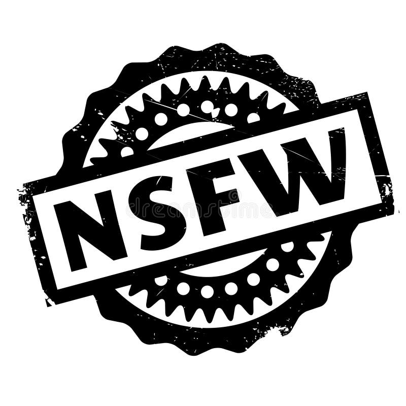 Sello de goma de Nsfw ilustración del vector. Ilustración de secreto ...