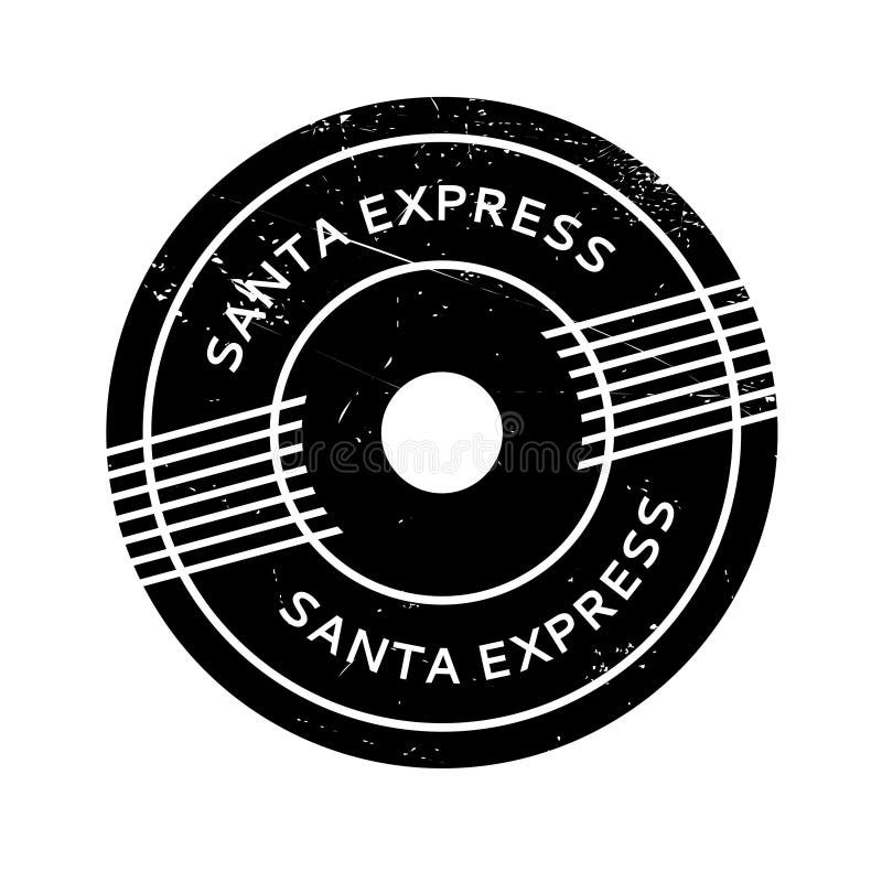 Sello De Goma De Santa Express Stock de ilustración - Ilustración de ...