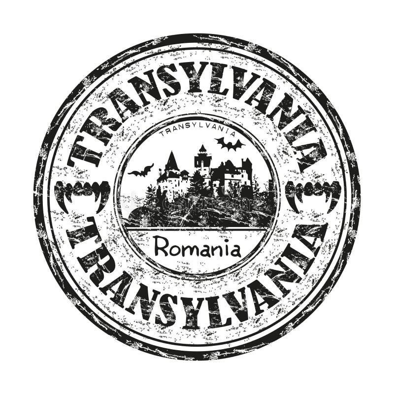 Sello De Línea Grunge Transilvania Con Icono Esterilizador Mosaico ...