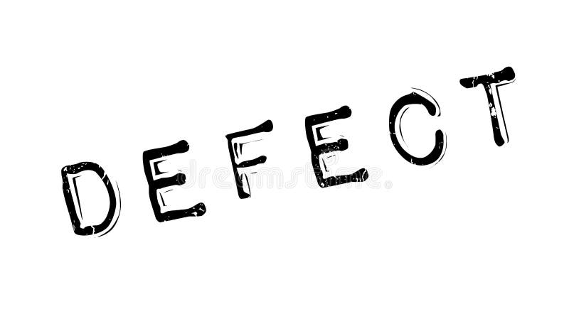 Sello de goma del defecto ilustración del vector. Ilustración de ...