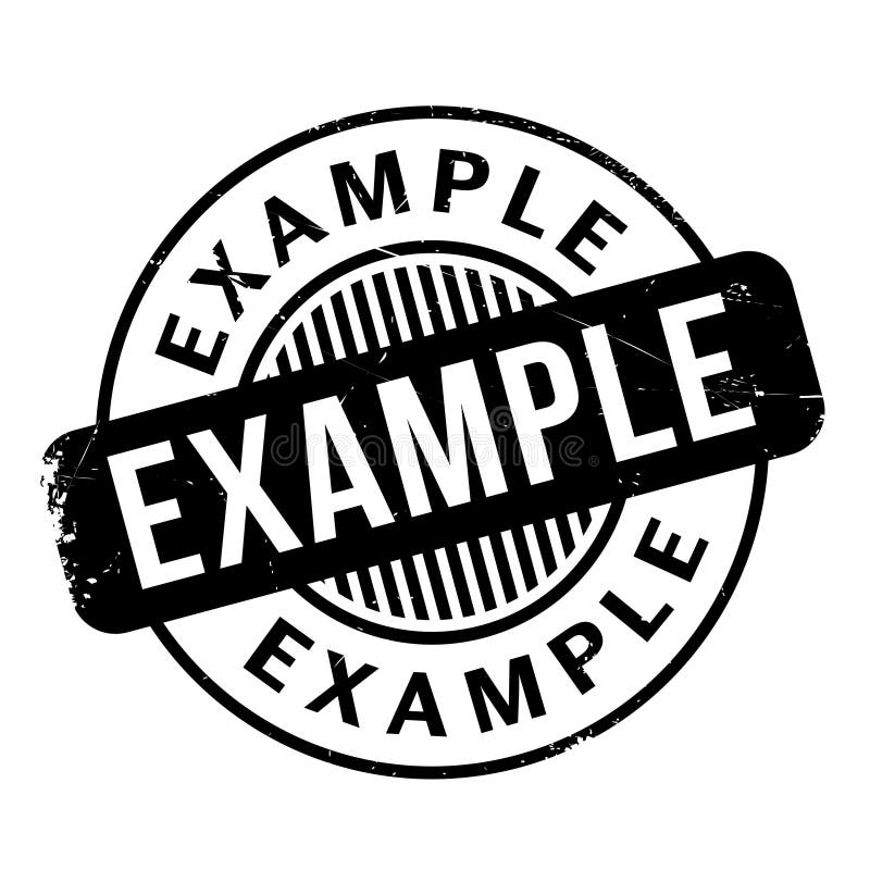 Sello de goma del ejemplo ilustración del vector. Ilustración de sello ...