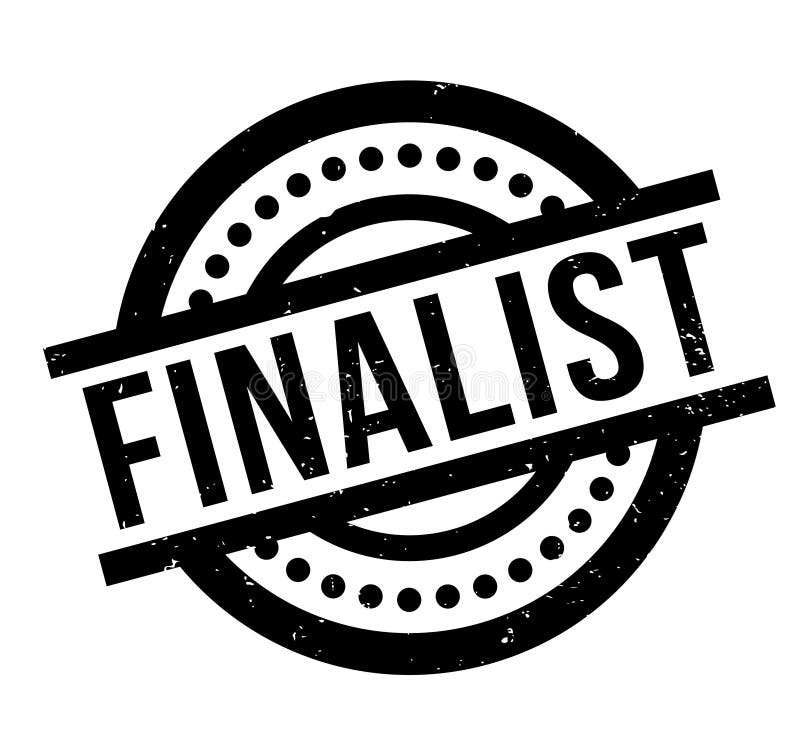 Tipo Del Sello Del Finalista Ilustración del Vector - Ilustración de ...