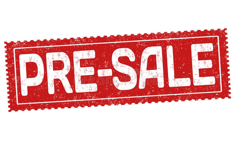 Sello De Goma De La PREVENTA Stock de ilustración - Ilustración de goma ...